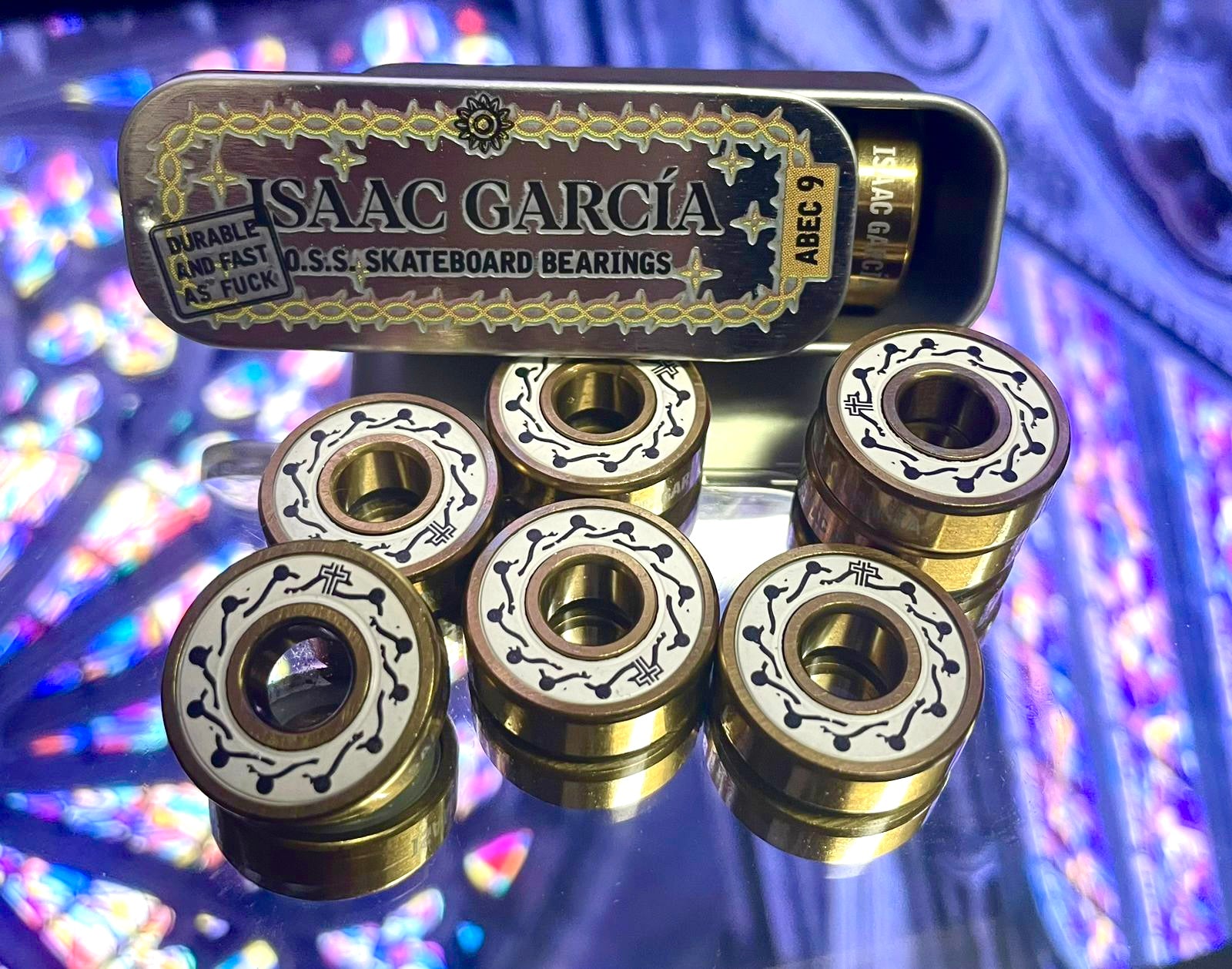 Isaac Garcia Signature bearings – beatskatemx